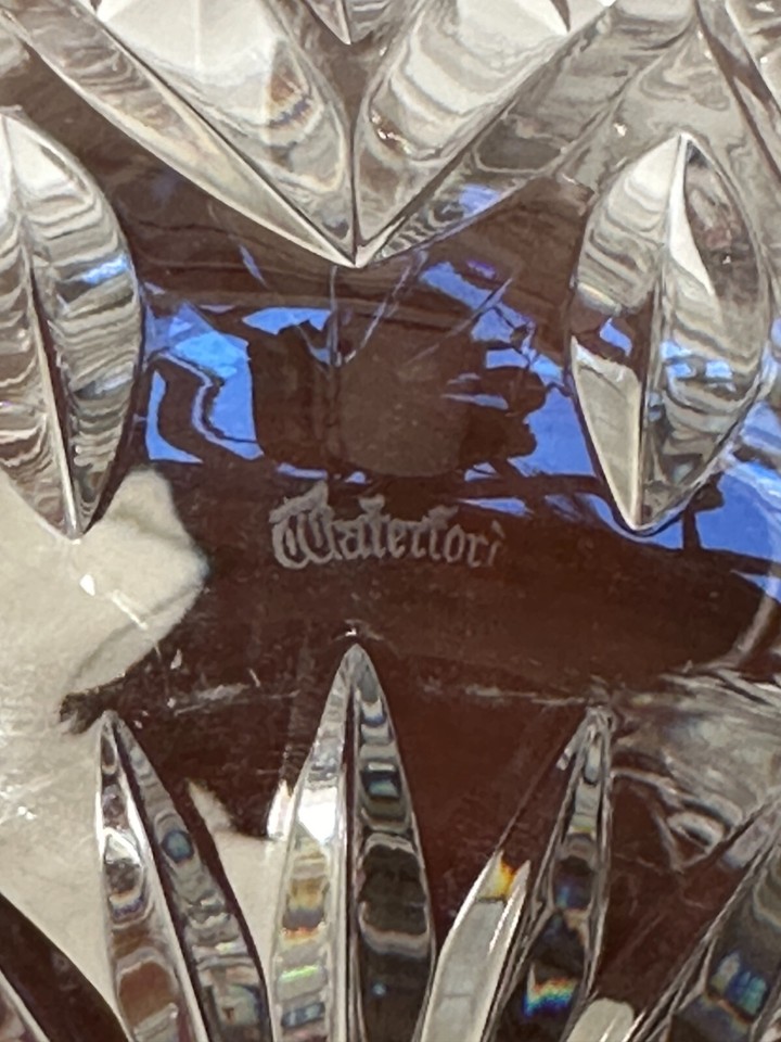 RARE Limited 1 of 7 Master Cutter Jim O'Leary Signed WATERFORD CRYSTAL ...