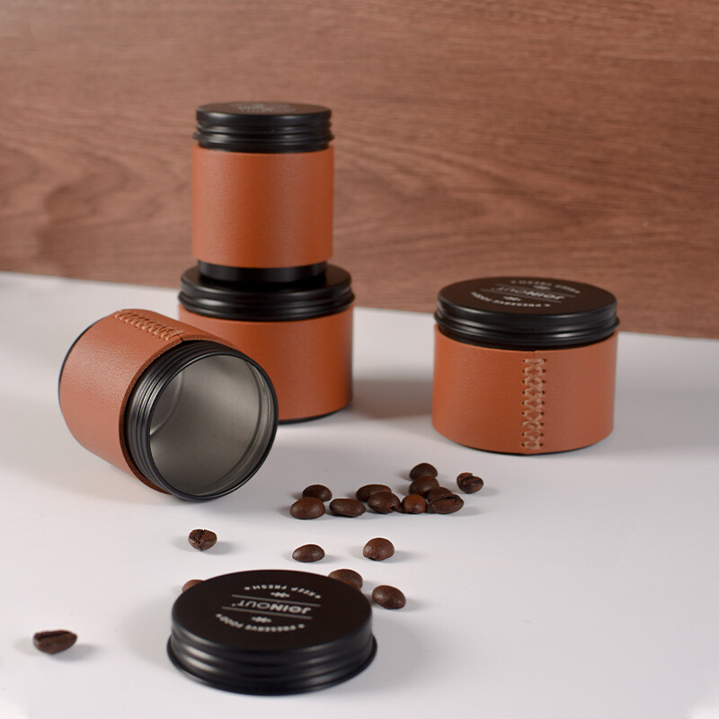 Portable Mini Coffee Bean Storage Jar Outdoor Camping Coffee Bean ...