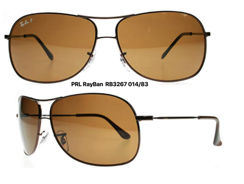 Ray Ban RB3267 014/83 Sunglasses Highstreet Brown Polarized 100% ...