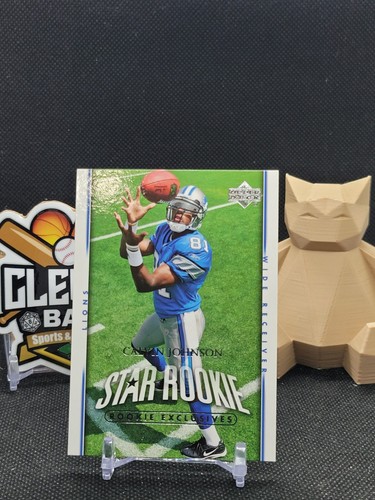 CALVIN JOHNSON ROOKIE 2007 UPPER DECK ROOKIE EXCLUSIVES STAR ROOKIE ...