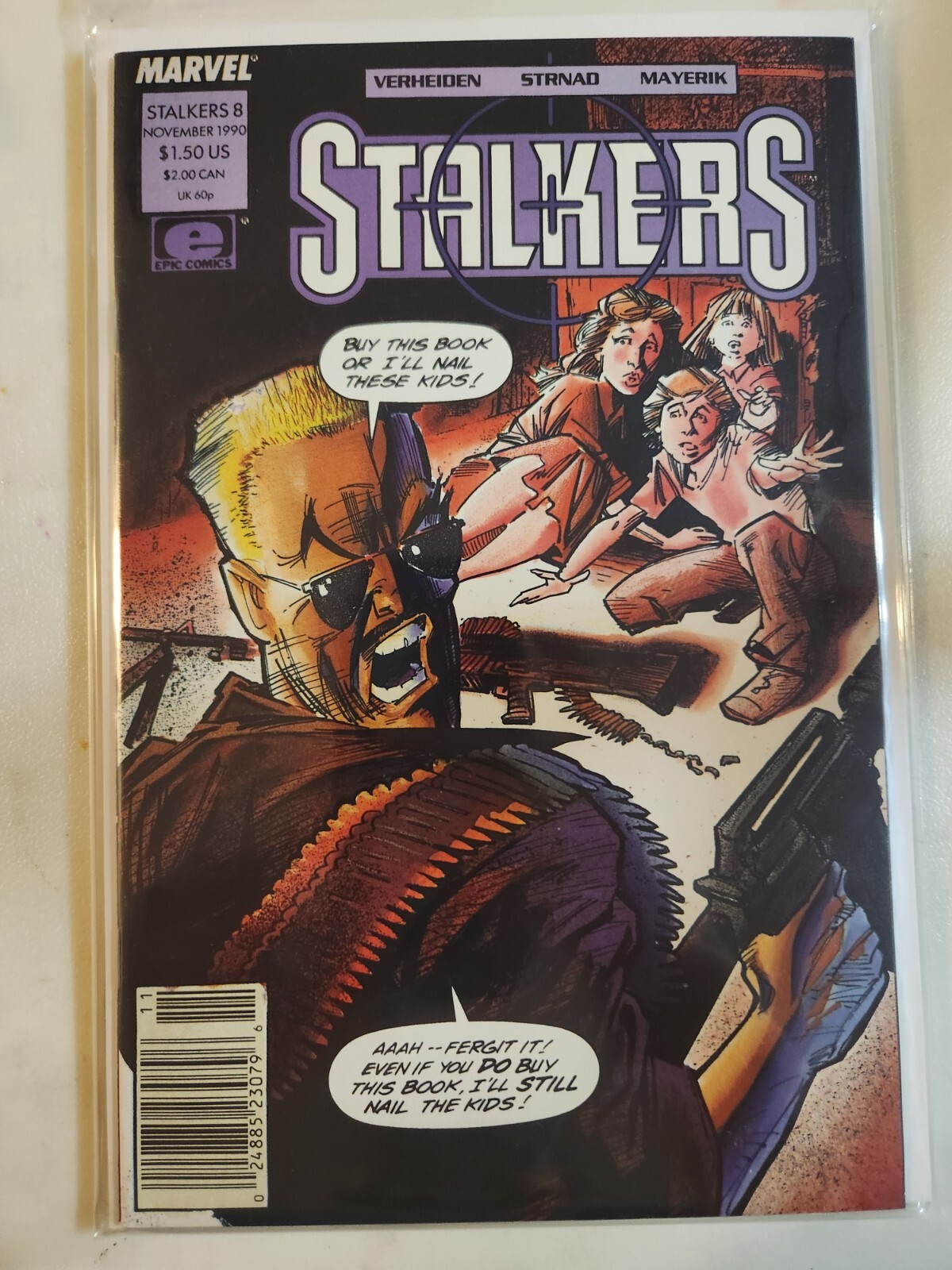 Stalkers #8 1990 MARVEL COMIC BOOK 7.5-8.0 V32-56 | eBay