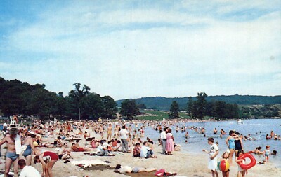 Shellsburg Pennsylvania Shawnee State Park Beach Postcard | eBay