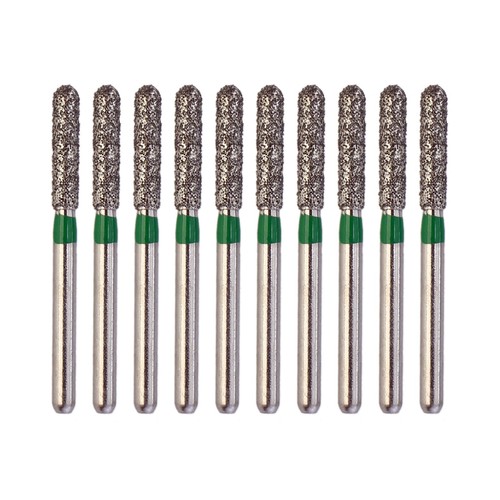 Dental Burs Diamond FG High Speed Round End Cylinder Burrs Coarse Grit ...