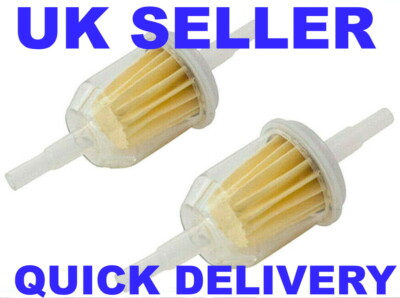 PAIR MG MGB MGBGT MGA Midget Sprite Clear Plastic Inline Fuel Petrol ...