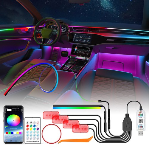 LED Strip Light Car Interior Dreamcolor Ambient Lighting Wireless APP ...