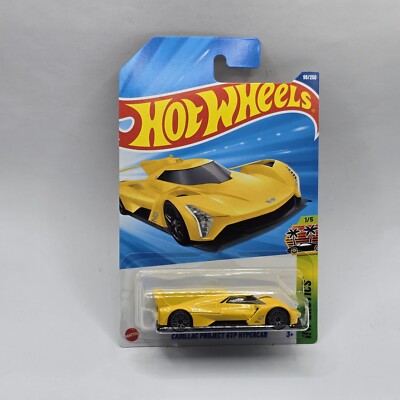Hot Wheels Cadillac Project GTP Hypercar Yellow #99 HW Exotics | eBay