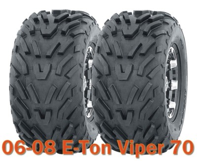 2006-2008 E-Ton Viper 70 ATV Tires 16x8-7 16x8x7 16x8.00-7 4PR, Set of ...