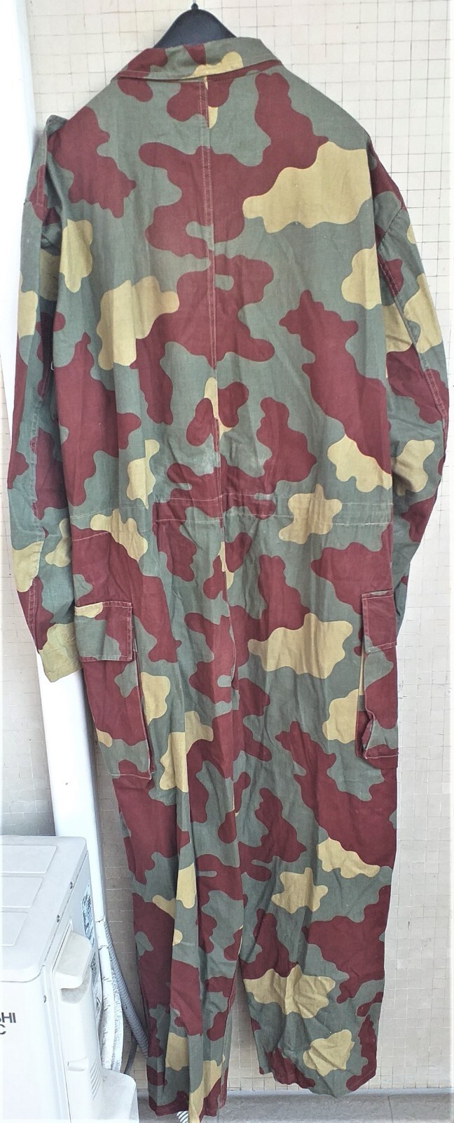 Italian M29 1950s camouflage suit same WW2 German Tanker camo suit sz ...