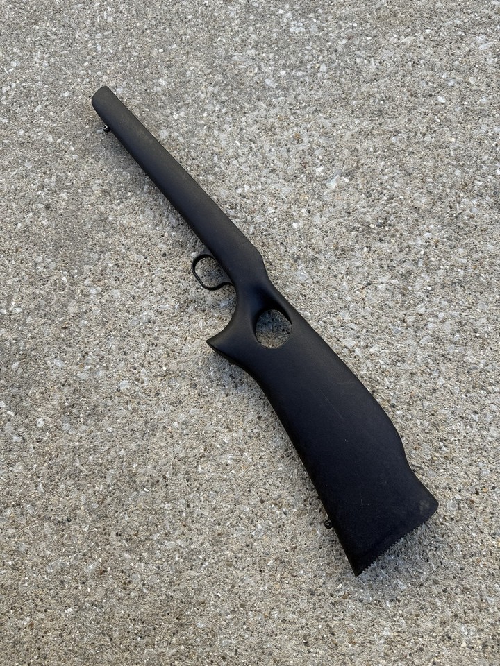 Knight LK-93 .50 Cal Muzzleloader Black Synthetic Thumbhole Stock Thumb ...