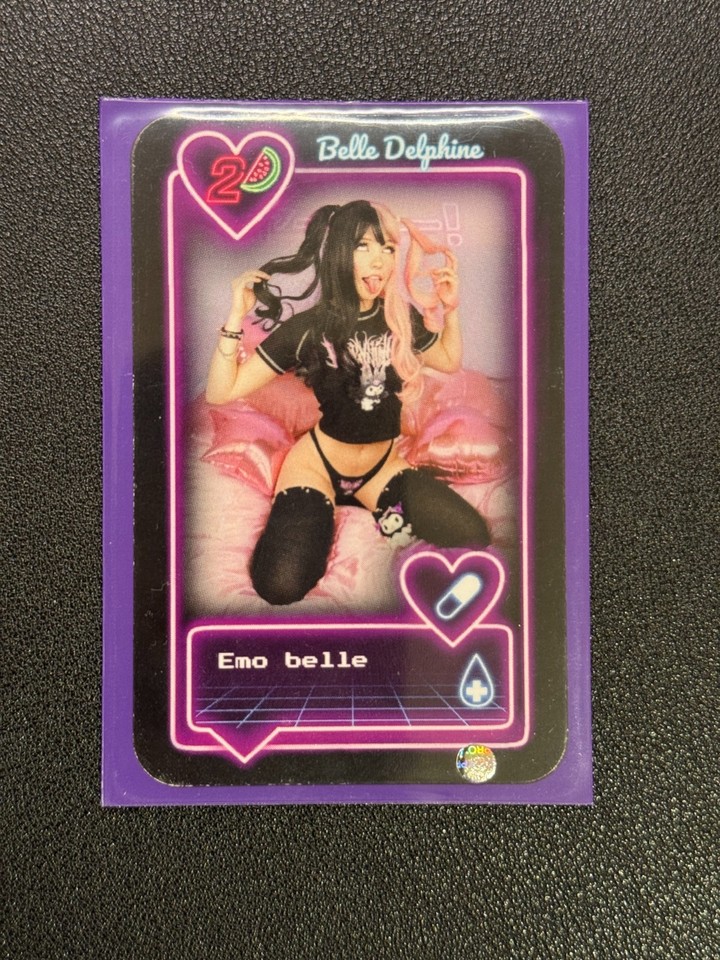 Belle Delphine Trading Card - Emo Belle – Watermelon 2 | eBay UK