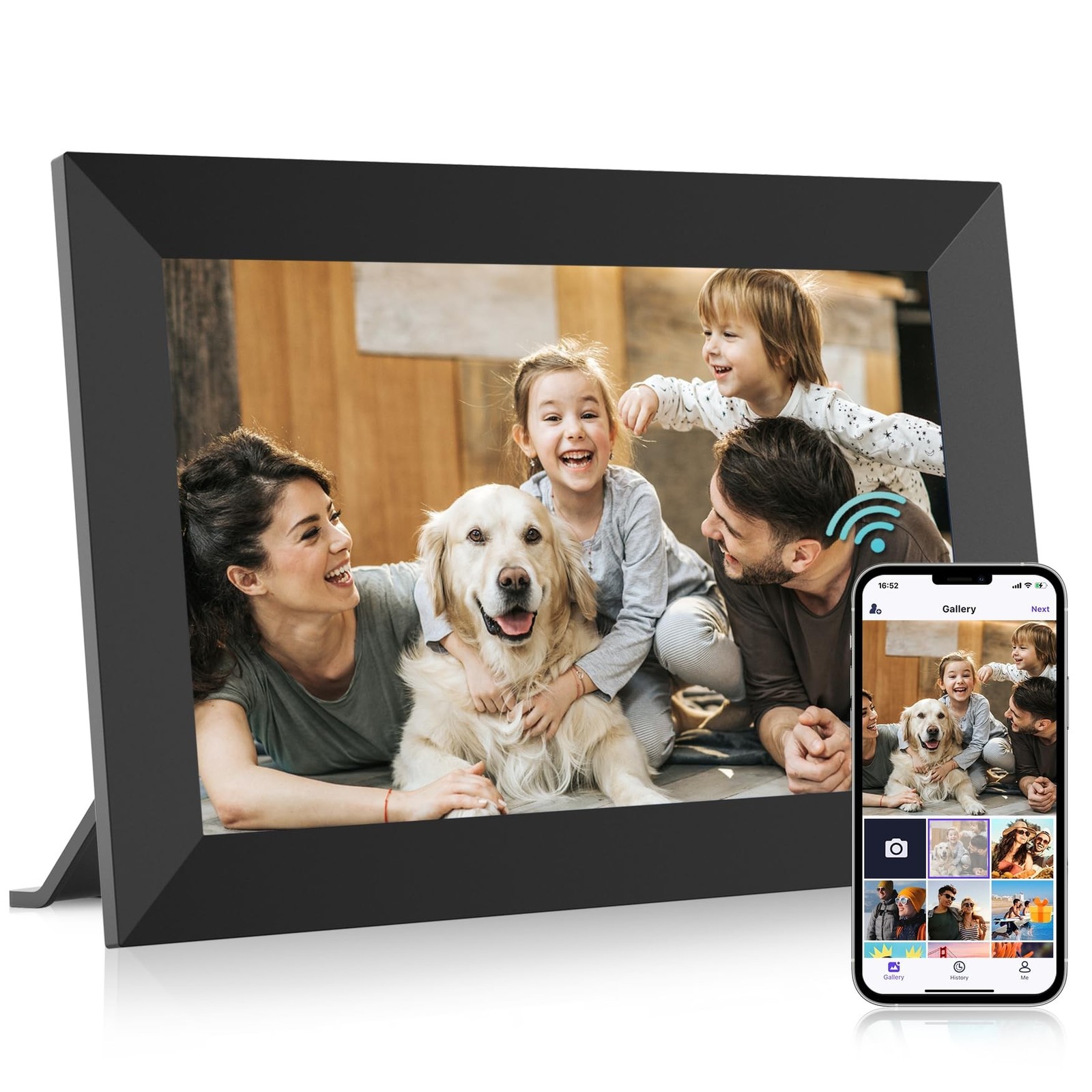 MaxAngel 10.1 Inch WiFi Digital Photo Frame Electronic Picture Frame ...