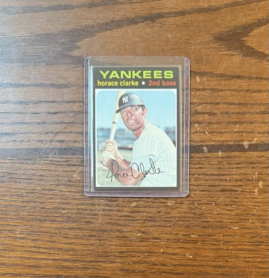 1971 Topps - High # Horace Clarke #715 NM-MT, NEW YORK YANKEES STAR, SP ...