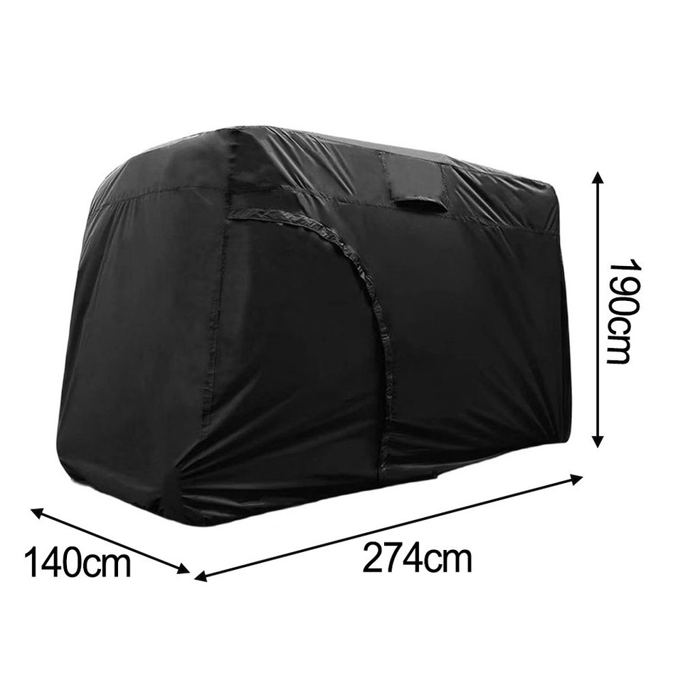 Water Resistant Golf Cart Cover 2/4/6 Passenger Oxford Cloth Side ...