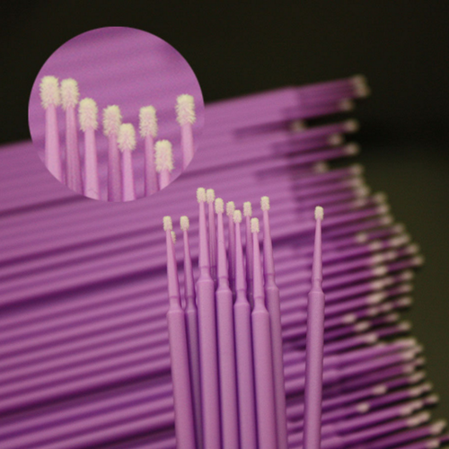 400pcs Dental Disposable Micro Applicator Brush 1.5mm ultrafine Purple ...