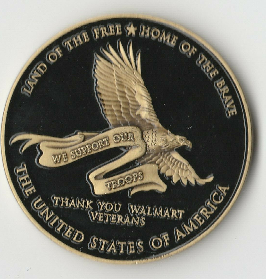 Walmart Thank you Veterans Challenge Coin 1.75" DIA BX2 | eBay