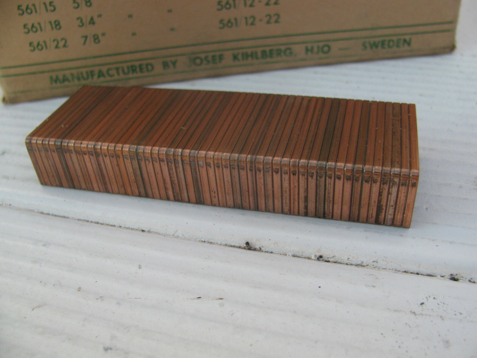 2500 Kihlberg Sweden Made 5/8" STAPLES Tornado Toppers 561, JK Stapling ...