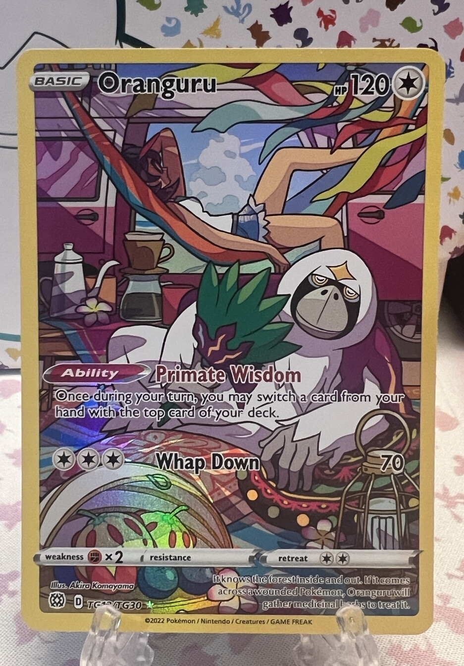 Oranguru Full Art TG12/TG30 Ultra Rare Brilliant Stars Pokemon TCG NM ...