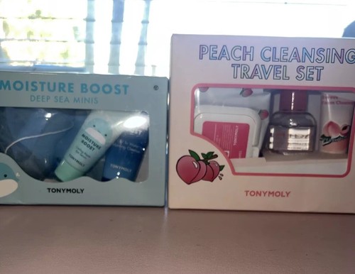 TONYMOLY - 3-Pc. Peach Cleansing Travel Set or Moisture Boost Deep Sea | eBay