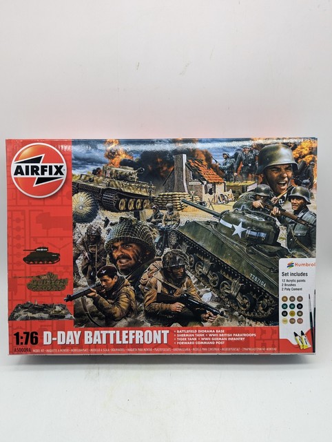 Airfix Products A50009A 1 76 D-day Battlefront Gift Set Plastic Model ...