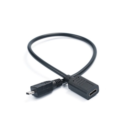 Type C Female to Mini USB 8 Pin Male USB Adapter Cable 30CM Small USB ...