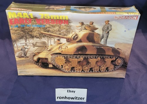 Dragon 1/35 6048 WWII U.S. Sherman M4A1 75mm Early Version 39-45 Series ...