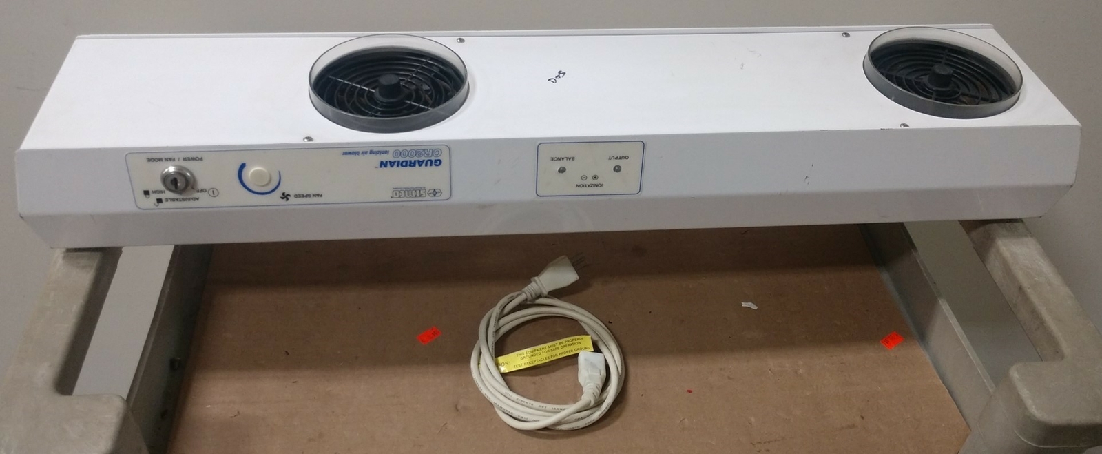 Simco Guardian CR2000 4008729 Ionizing Air Blower, 120VAC, 50/60Hz, 0 ...