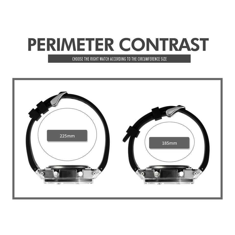 Digital Watch 50M WR World Time Stopwatch Alarm Countdown 7G2P | eBay ...