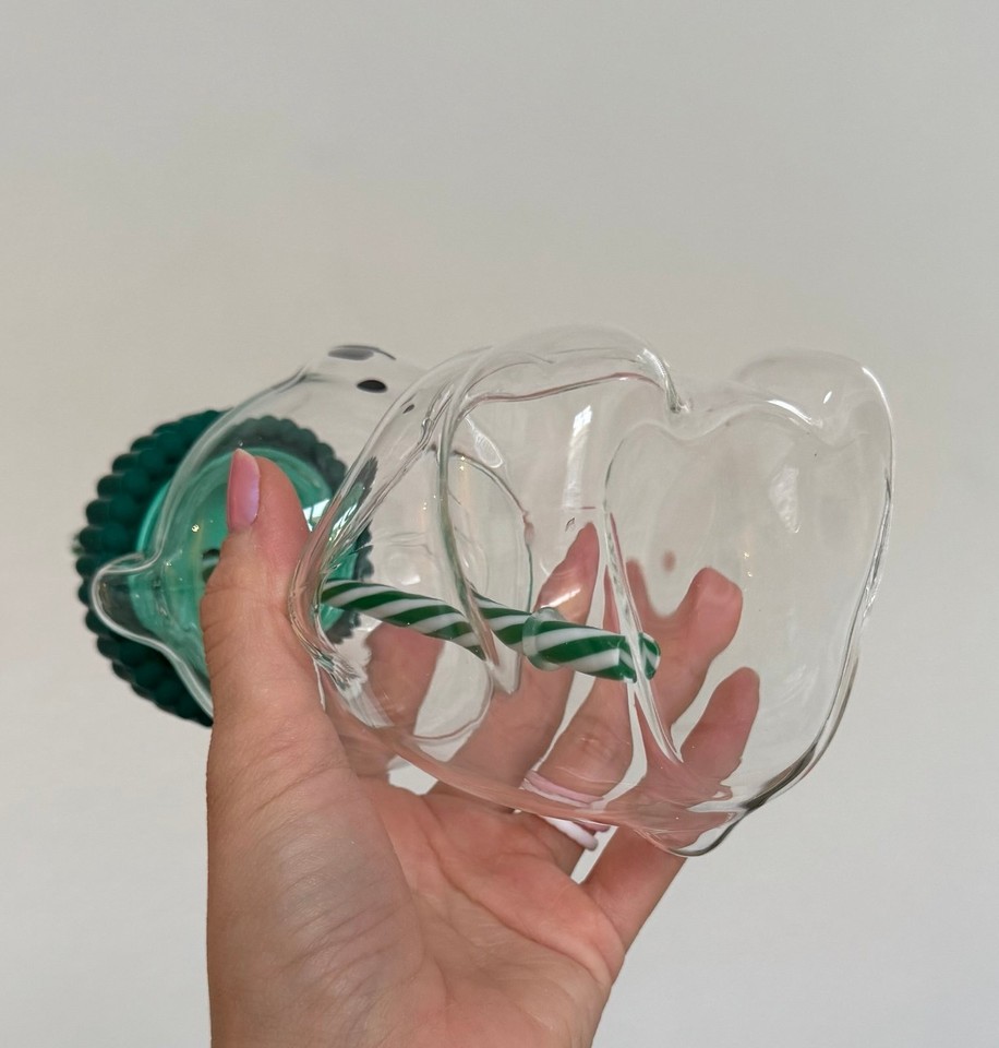 2026 Barista Bear Cup Limited Edition Glass Cup With Straw Xmas Gift | eBay