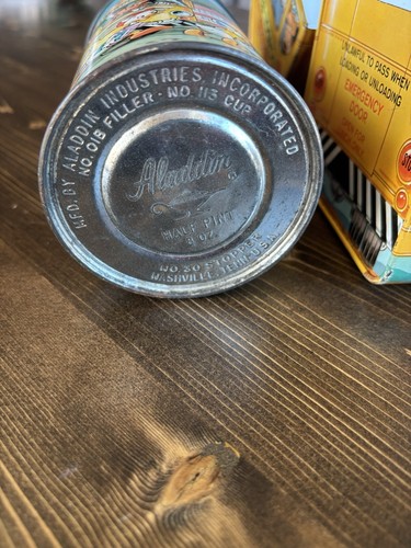 Vintage 1961 Walt Disney School Bus Domed Metal Lunchbox and Thermos | eBay