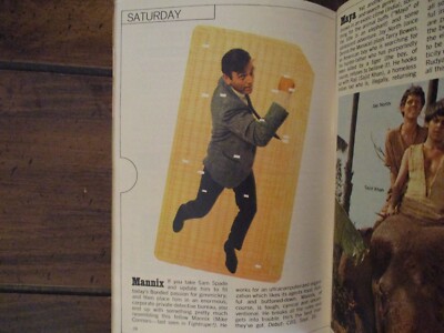 Se-1967 FALL PREVIEW TV Guide(MANNIX/THE FLYING NUN/HIGH CHAPARRAL/MAYA ...