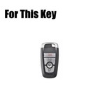 Genuine Leather Car Key Case Cover For Ford Focus Mondeo F-150 F-250 ...