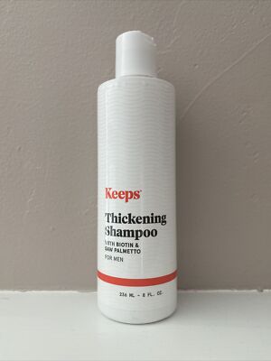 Keeps Men's Hair Growth Thickening Shampoo 236ml Peppermint Scented | eBay