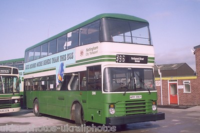 Nottingham City Transport Dennis Falcon 396 6x4 Bus Photo b | eBay UK