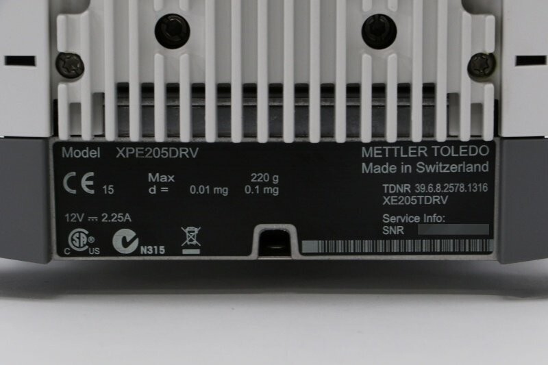 Mettler Toledo XPE205 DRV XPE 205 Analytical Balance | eBay