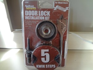 Kwikset Security Door Lock Installation Kit for Wood Doors 130WD | eBay