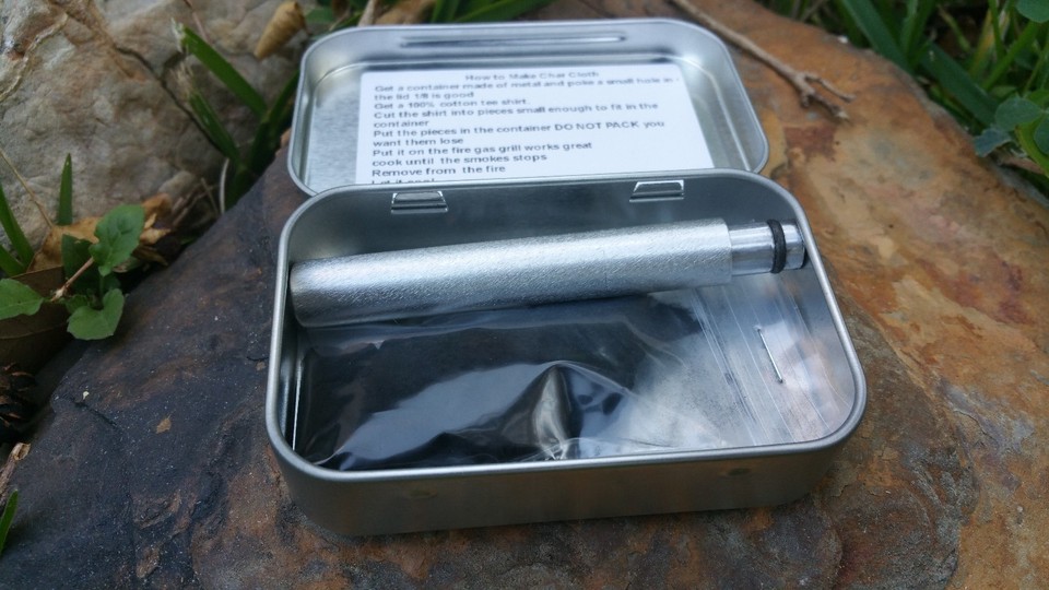 Altoid Tin Fire Piston Kit Camping Hunting Survival Prepper Scouts ...