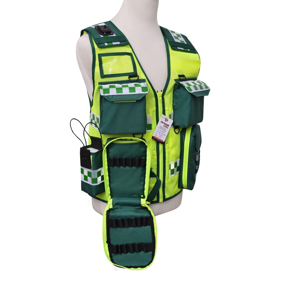 New Hi Viz Medic Paramedic Ambulance First Aid Equipment Reflective ...