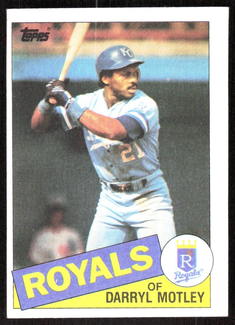 1985 7388A Topps Darryl Motley Kansas City Royals #561 | eBay