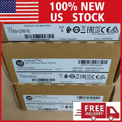 New Factory Sealed AB 1769-OW16 CompactLogix Relay Output Module | eBay