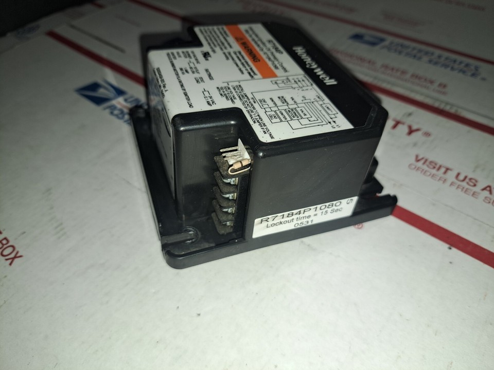 Honeywell R7184P 1080 Oil Burner Primary Control - Beckett AF AFG ...