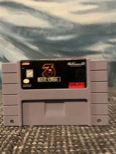 Mortal Kombat 3 - SNES 1994 - Cart only - Cleaned - TESTED AND WORKING ...