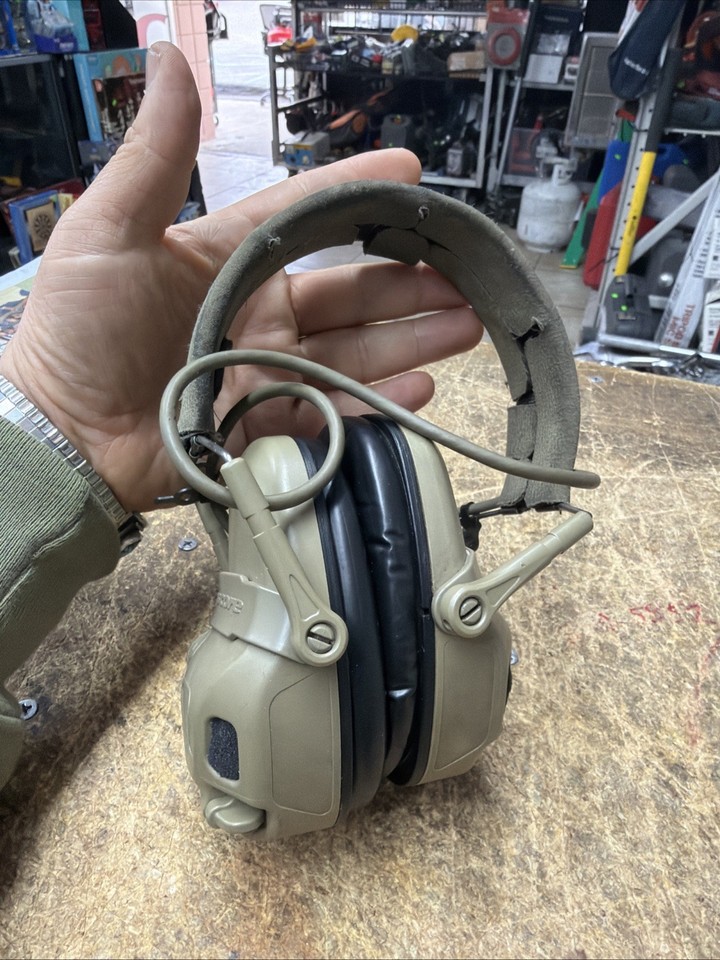 Ops-Core AMP NFMI Tactical Communications Headset Tan | eBay