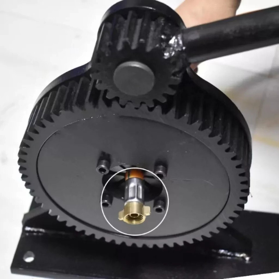 Manual Benchtop Hydraulic Tube Jack Gear Hose Crimper Crimping Machine ...