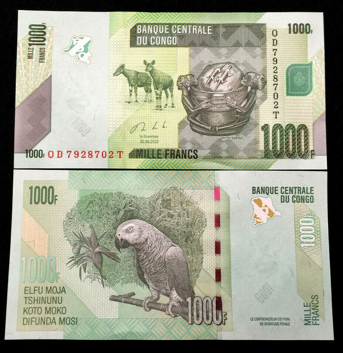 Congo Paper Money