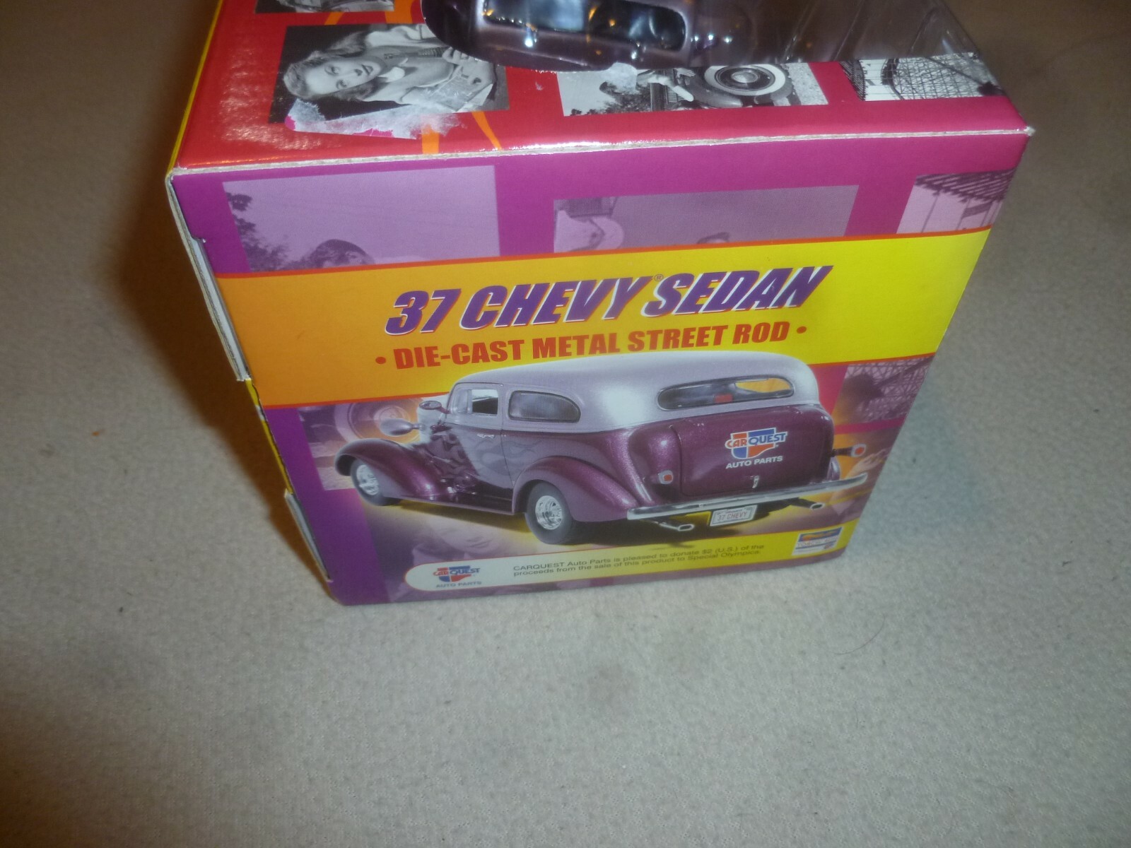 NEW CARQUEST FIRST GEAR 37 CHEVY SEDAN DIECAST CAR MODEL 1/25 NIB ...