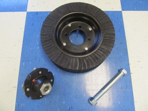 BUSH HOG WHEEL ASSEMBLY W/HEAVY BEARING STYLE TAILWHEEL HUB,3/4 AXLE ...