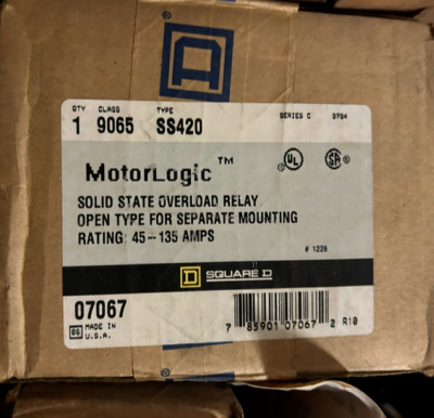 9065SS420 SQUARE D 9065-SS420 New Unopened Box | eBay