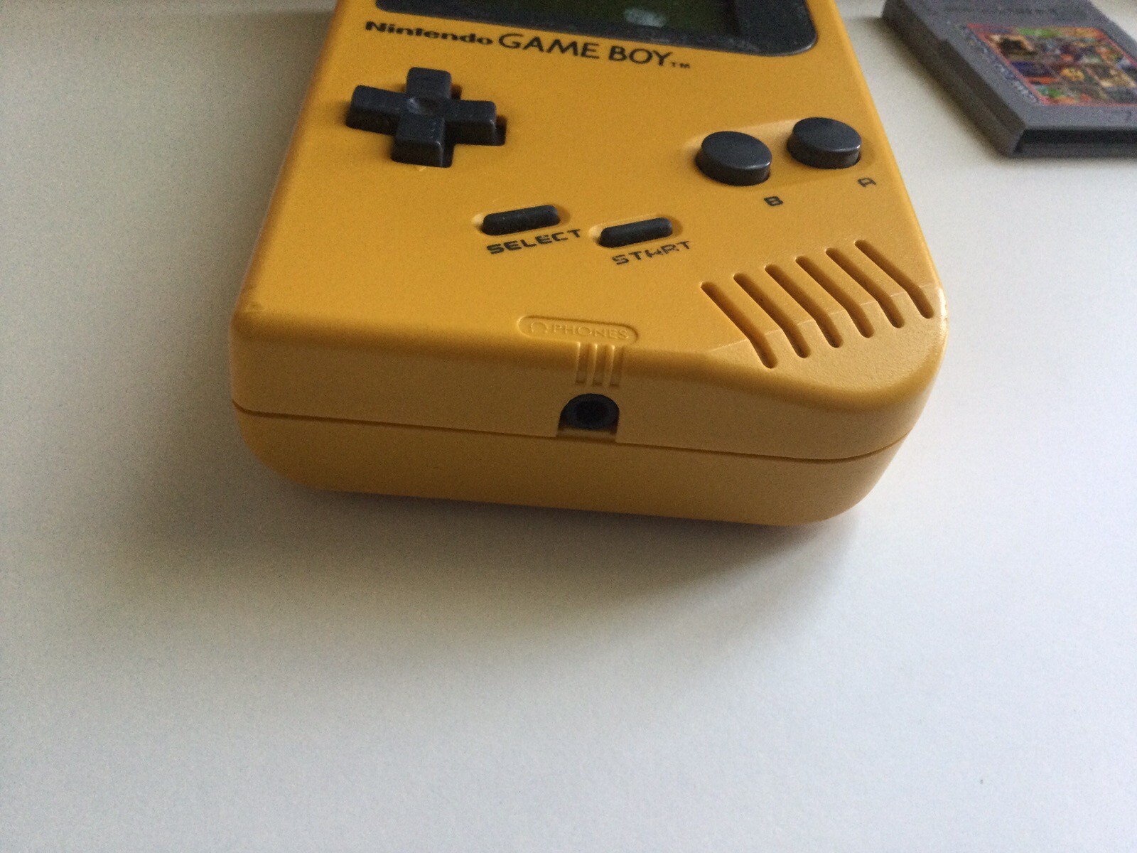 Nintendo GameBoy Original Yellow Console Handheld, Original Charger And ...