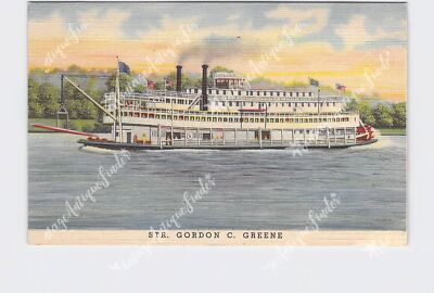 PPC Postcard OH Ohio Cincinnati Steamer Gordon C. Greene Travels The ...