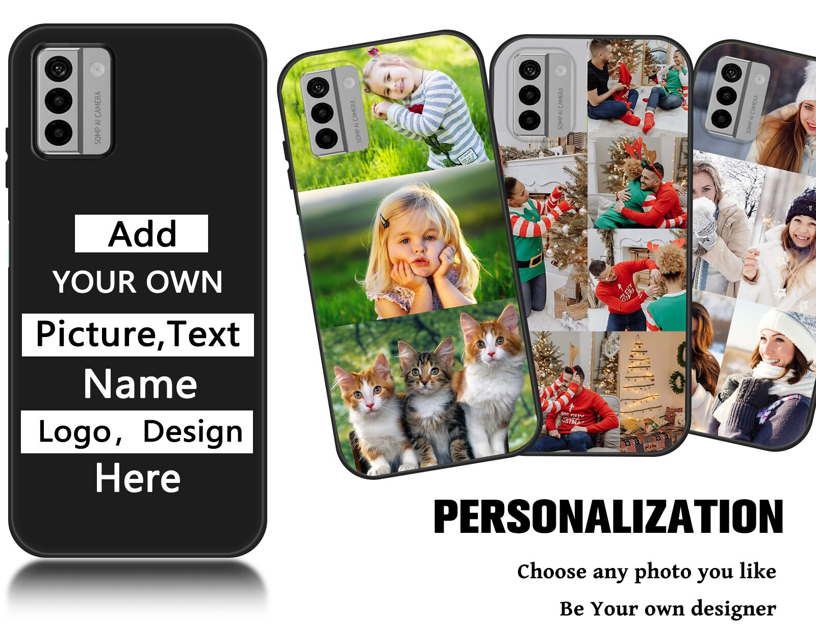 Custom Personalised Photo Phone Case Cover For Nokia G42 C32 C22 G22 ...